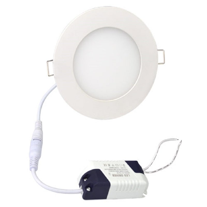 Luminária Plafon Led Ultrafino Redondo De Embutir 6w Impac | MadeiraMadeira