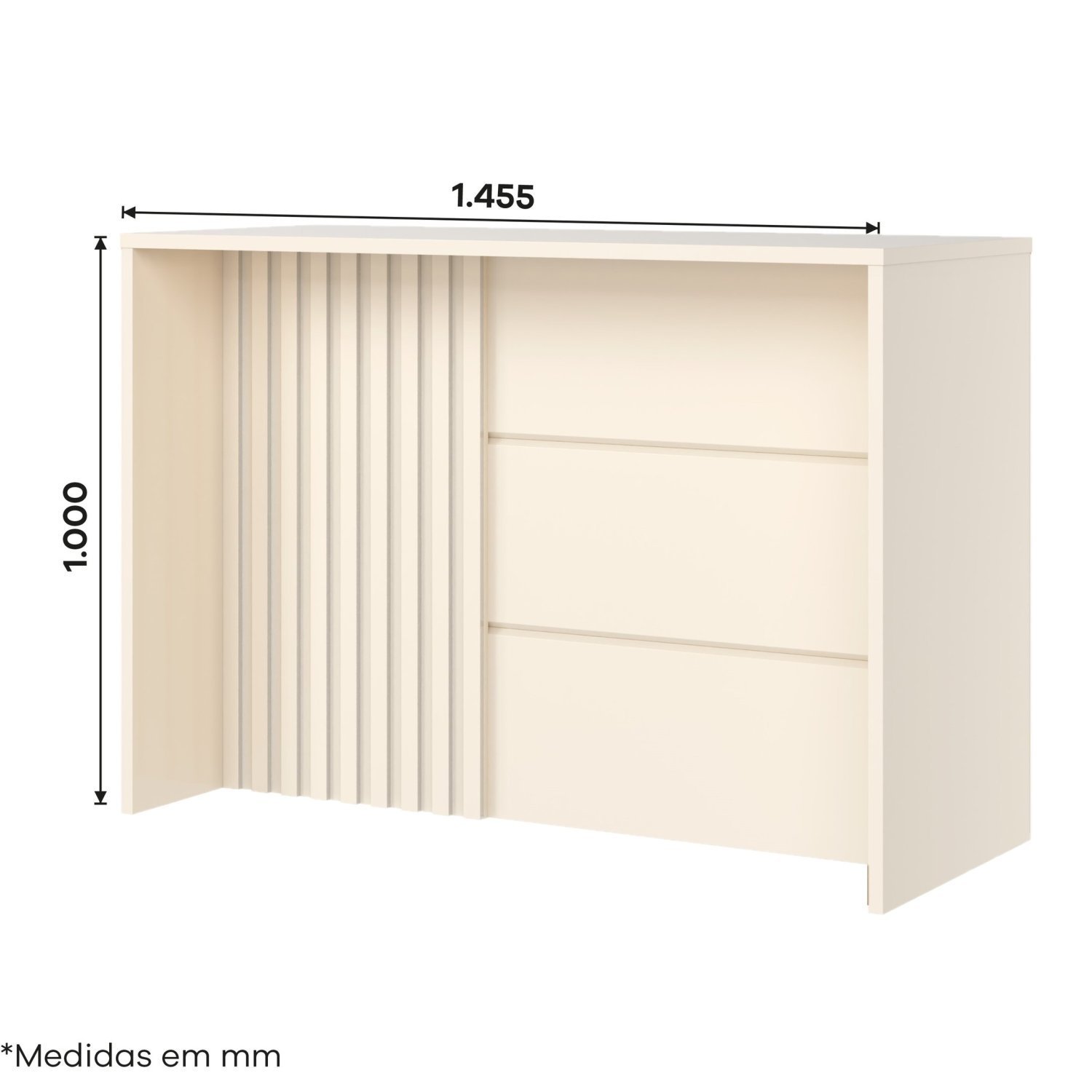 Bancada Gourmet Aurora Espresso Móveis | MadeiraMadeira