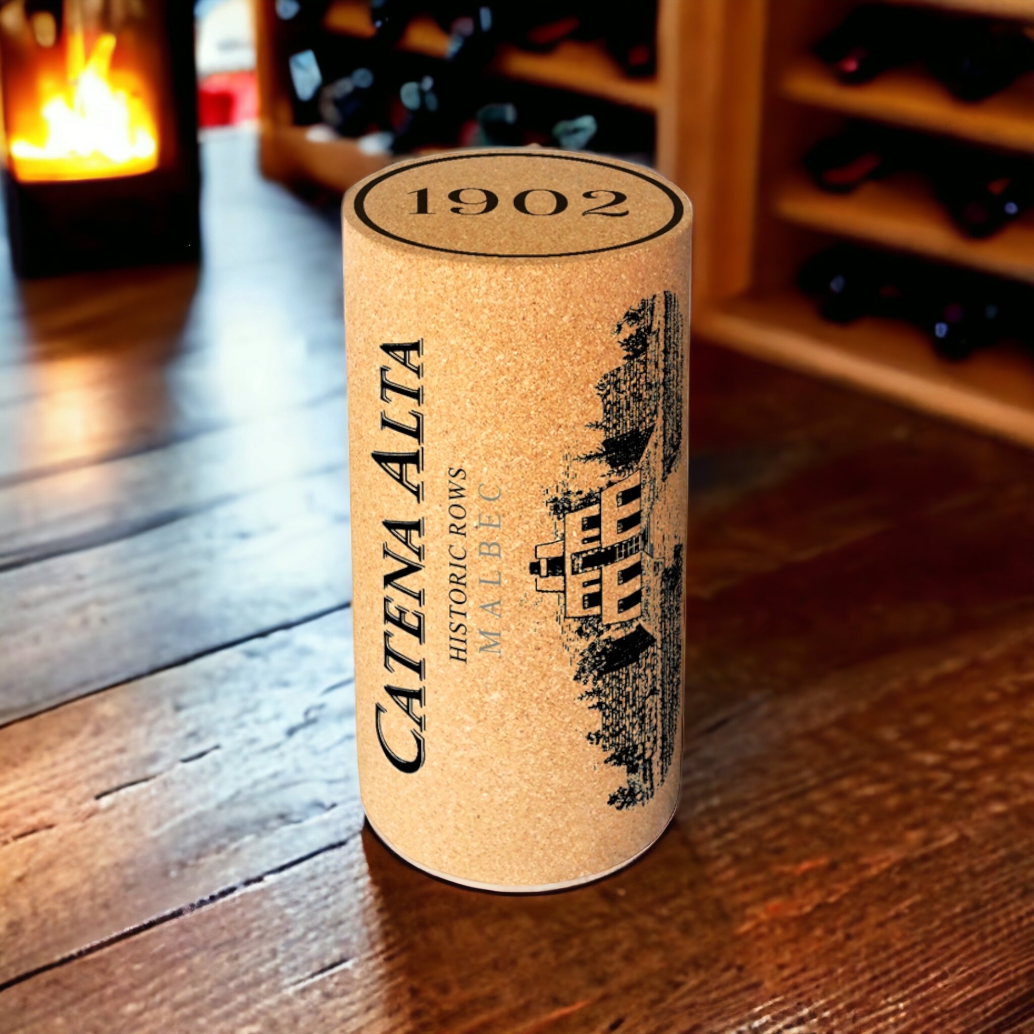 Banco Rolha de Vinho - Catena Alta - Altura 60cm | MadeiraMadeira