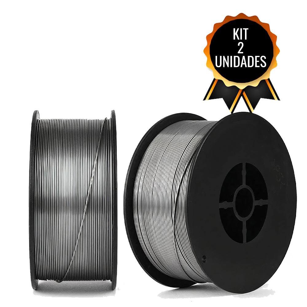 Kit 2 Unidades Arame para Solda MIG 0,8mm Rolo com 1 KG s| Gás com ...