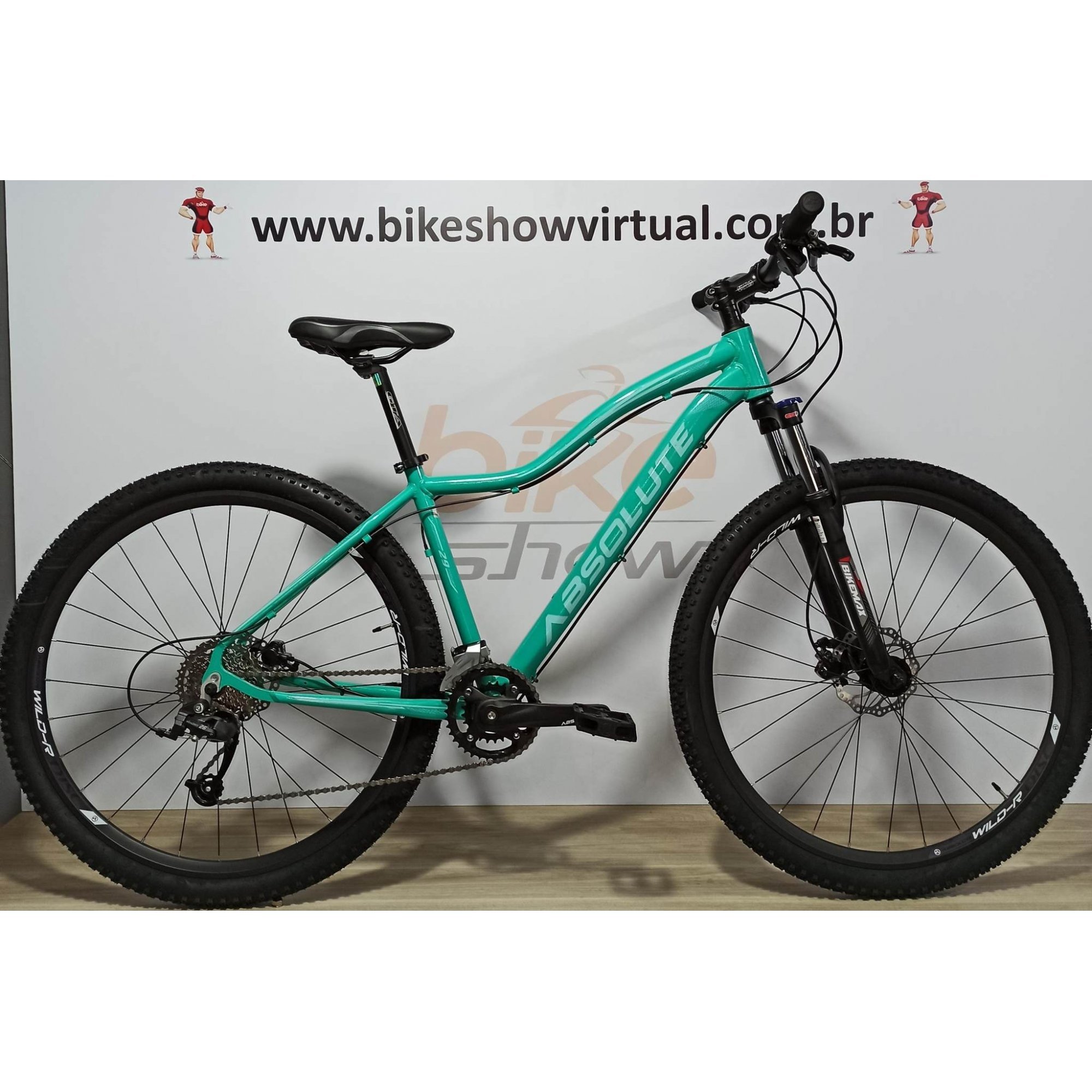 Bicicleta ABSOLUTE Hera aro 29 - 16v MicroShift - Cubo K7 - Freio ...