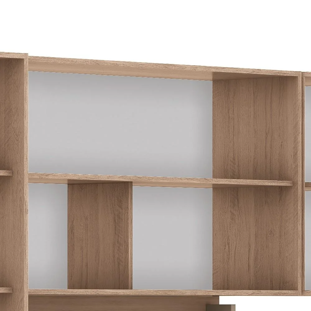 Armário Aéreo Suspenso 2 Portas Basculante Prateleira MDF Organizador ...