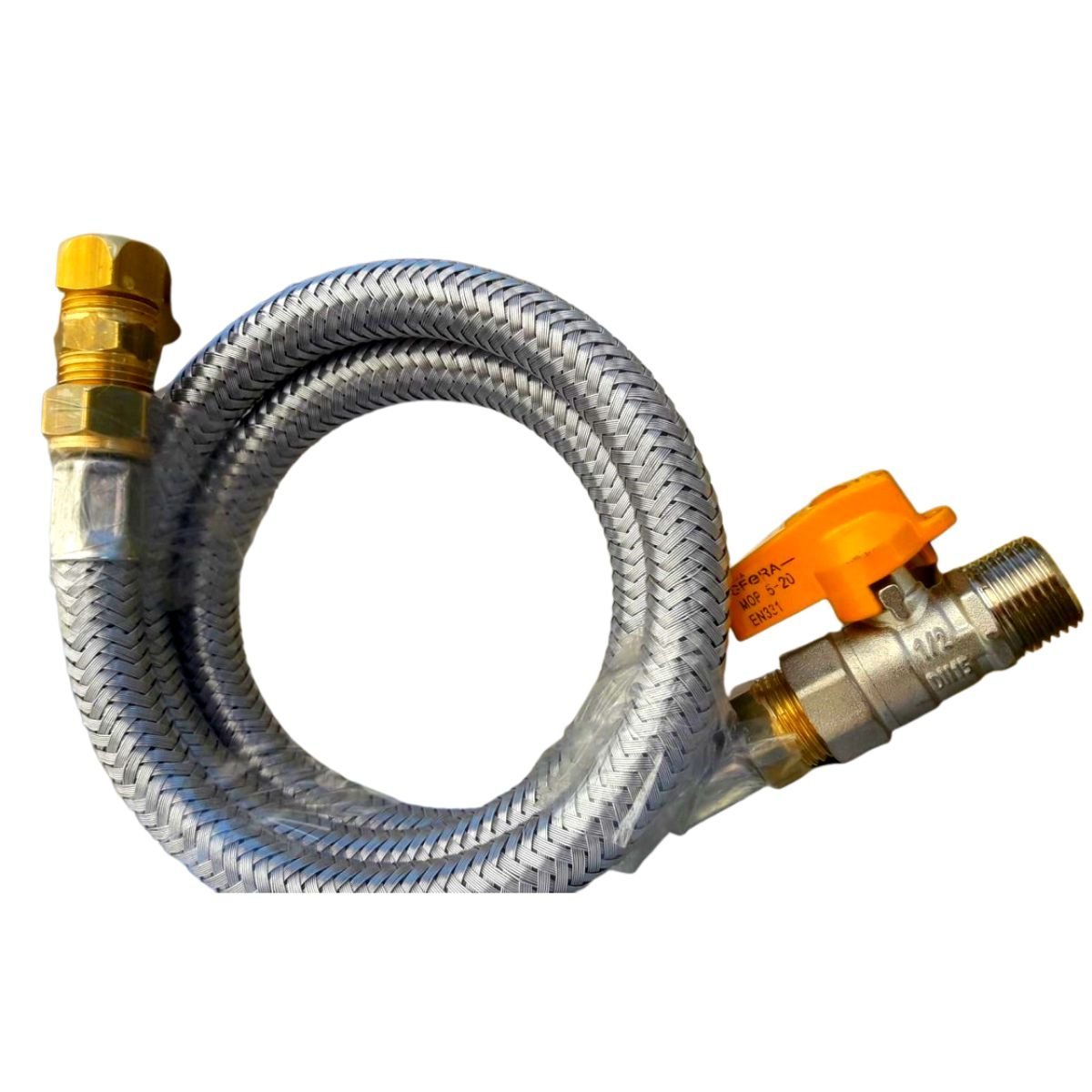 kit gás encanado predial residencial valv reta mang 2,5 mts ...