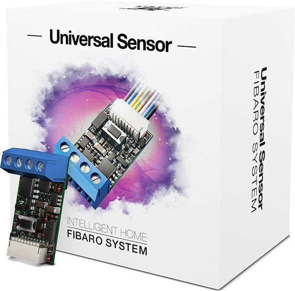 Módulo Sensor Universal Binario Fibaro Fgbs-001 Sem Fio Binary Sensor Z ...