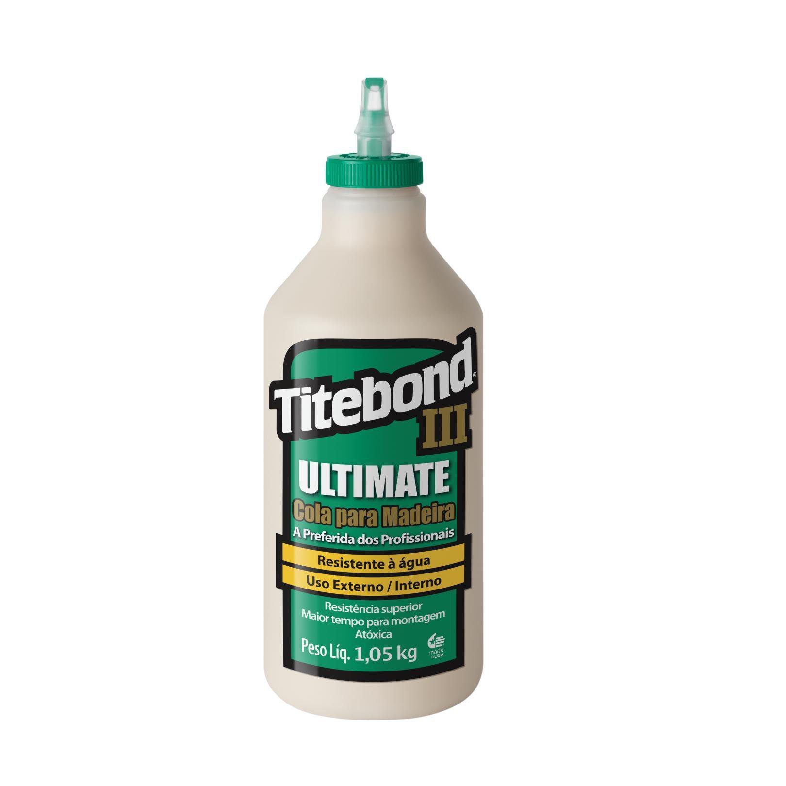 Cola Madeira Adesivo Wood Glue Titebond 3 Ultimate 1,05 Kg | MadeiraMadeira