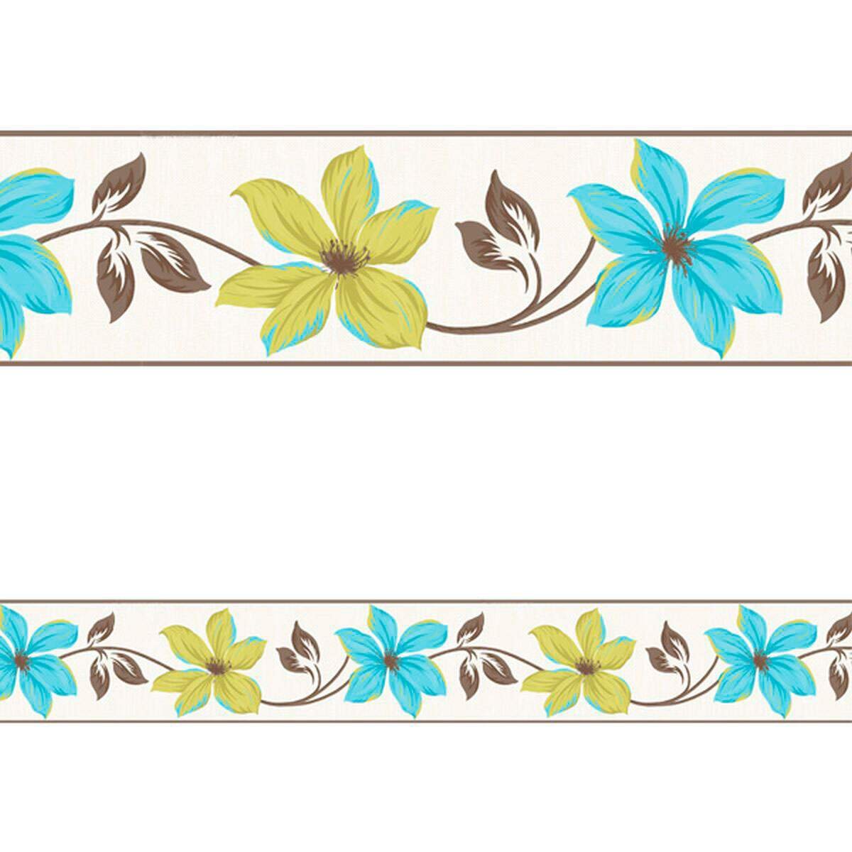 Adesivo de Parede Faixa Floral 2- Kit 2 unidades | MadeiraMadeira