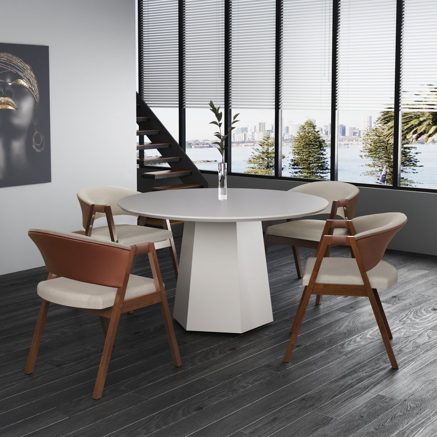 Cadeira para Sala de Jantar Ávila Eucalipto | MadeiraMadeira