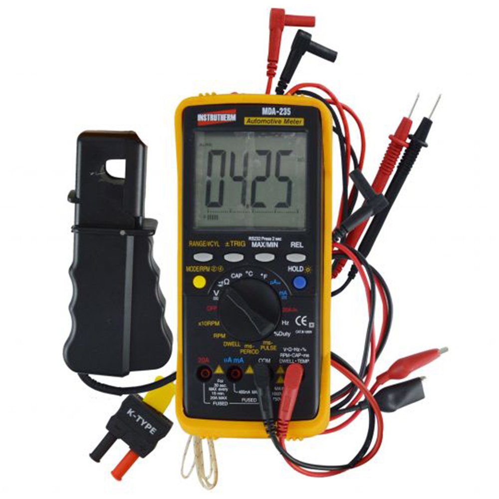 Multímetro Digital Automotivo Cat Iii 1000v Medidor Usb Sensor Tipo K ...