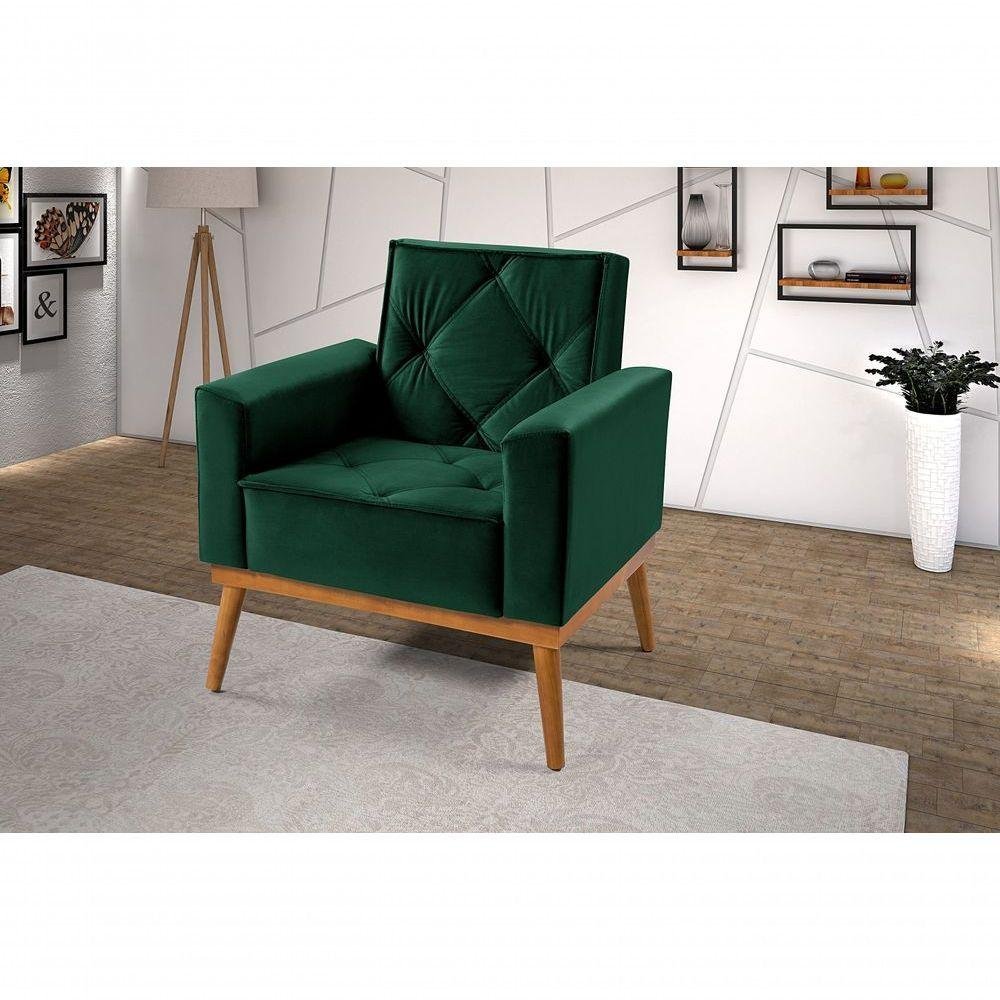 Poltrona Bella Cor:verde 181 | MadeiraMadeira