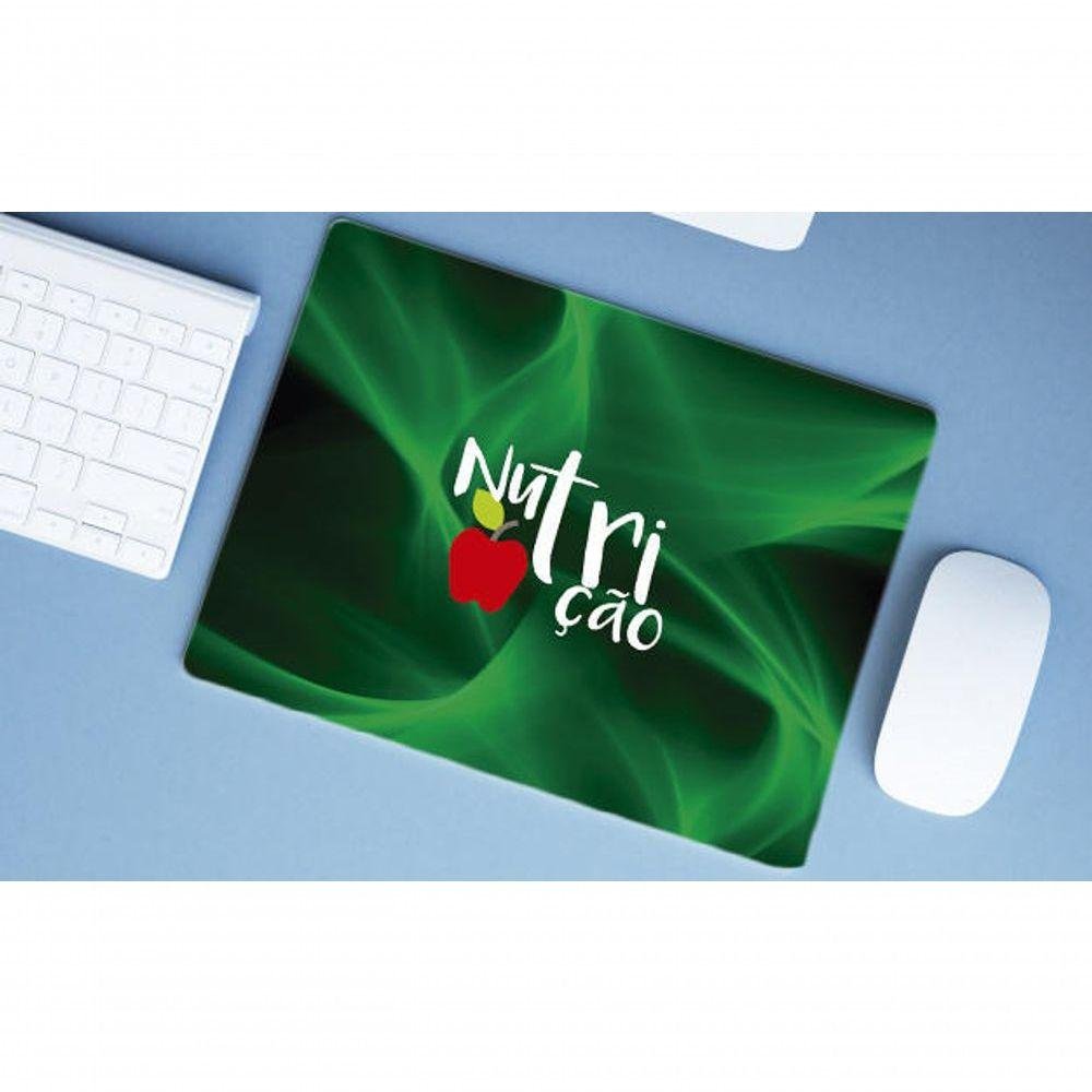 Mouse Pad Emborrachado Grande Nutrição | MadeiraMadeira