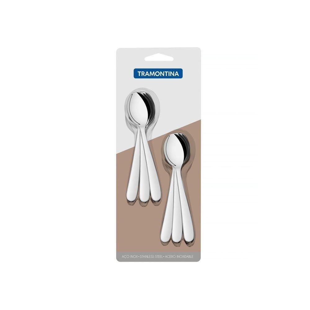 Conjunto de Colheres para Chá em Aço Inox Maresias Tramontina 6 Peças ...
