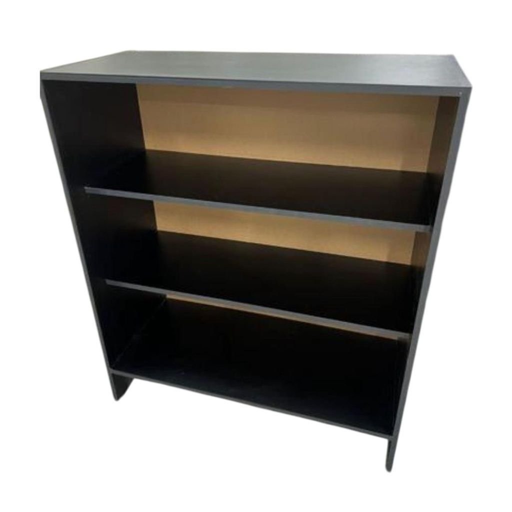 Balcão Simples Atendimento Preto 100x87x38cm - Deep | MadeiraMadeira