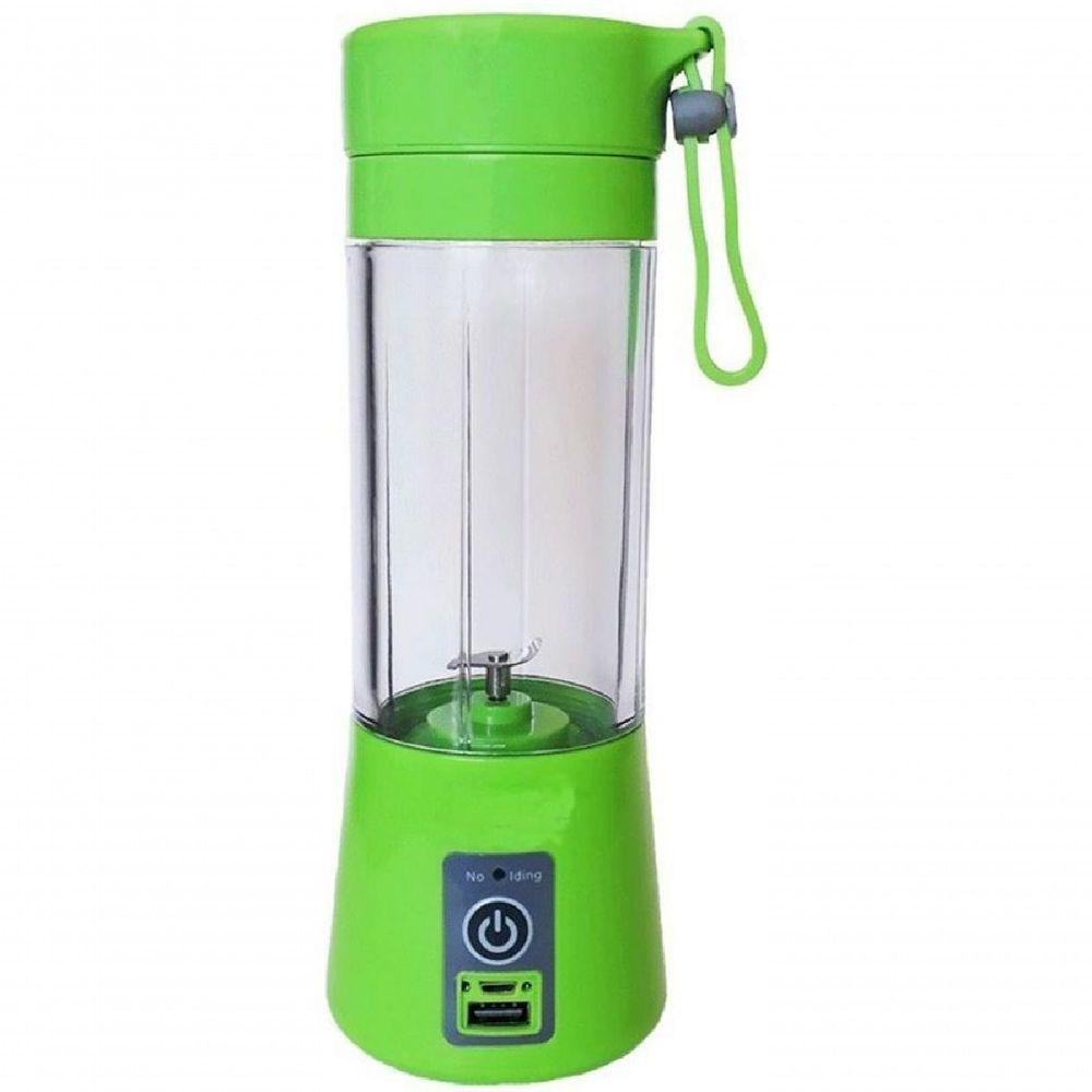 Mini Liquidificador Portátil Elétrico Recarregável Usb Verde ...