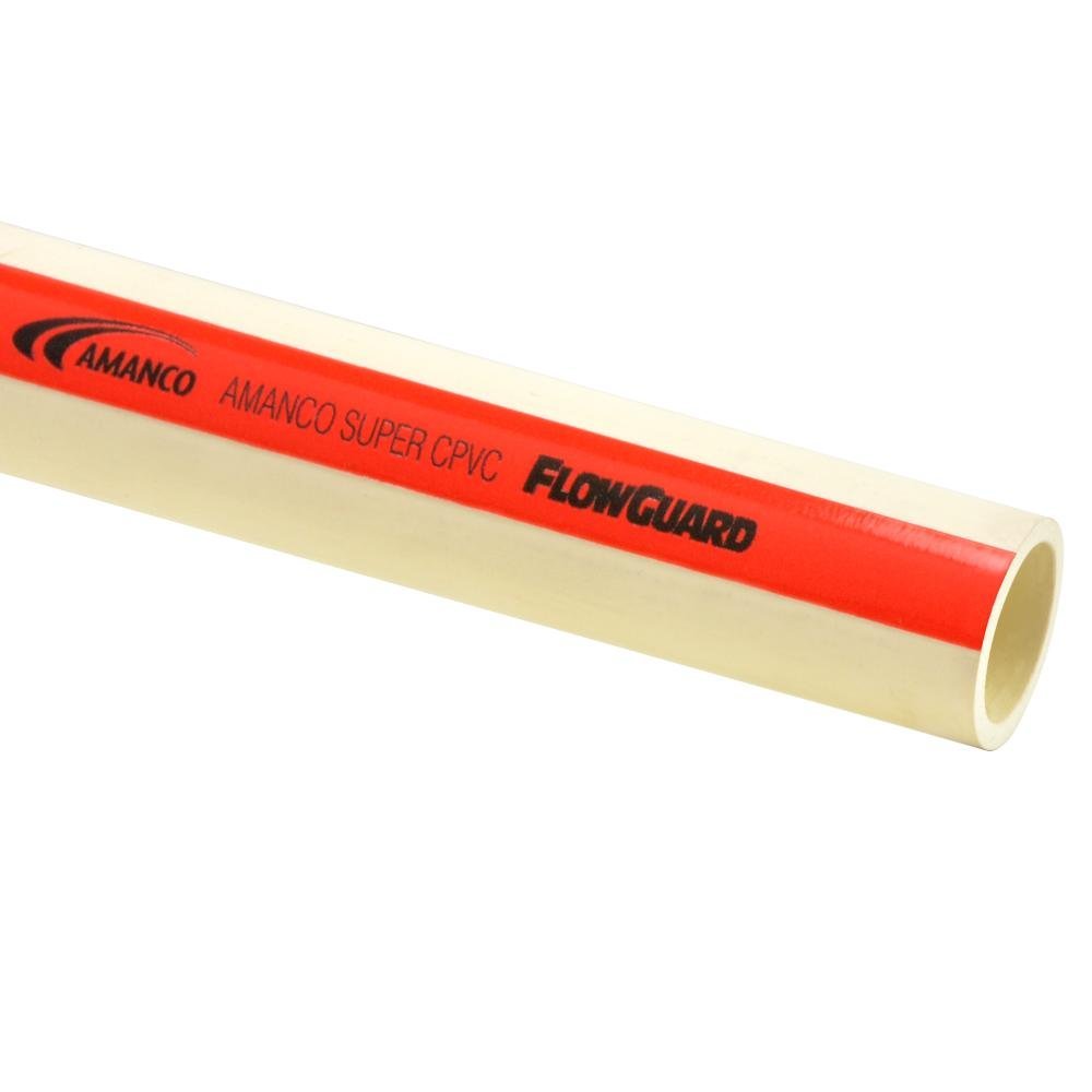 Tubo Super Cpvc Flowguard 54 Mm (3 Metros) Amanco | MadeiraMadeira