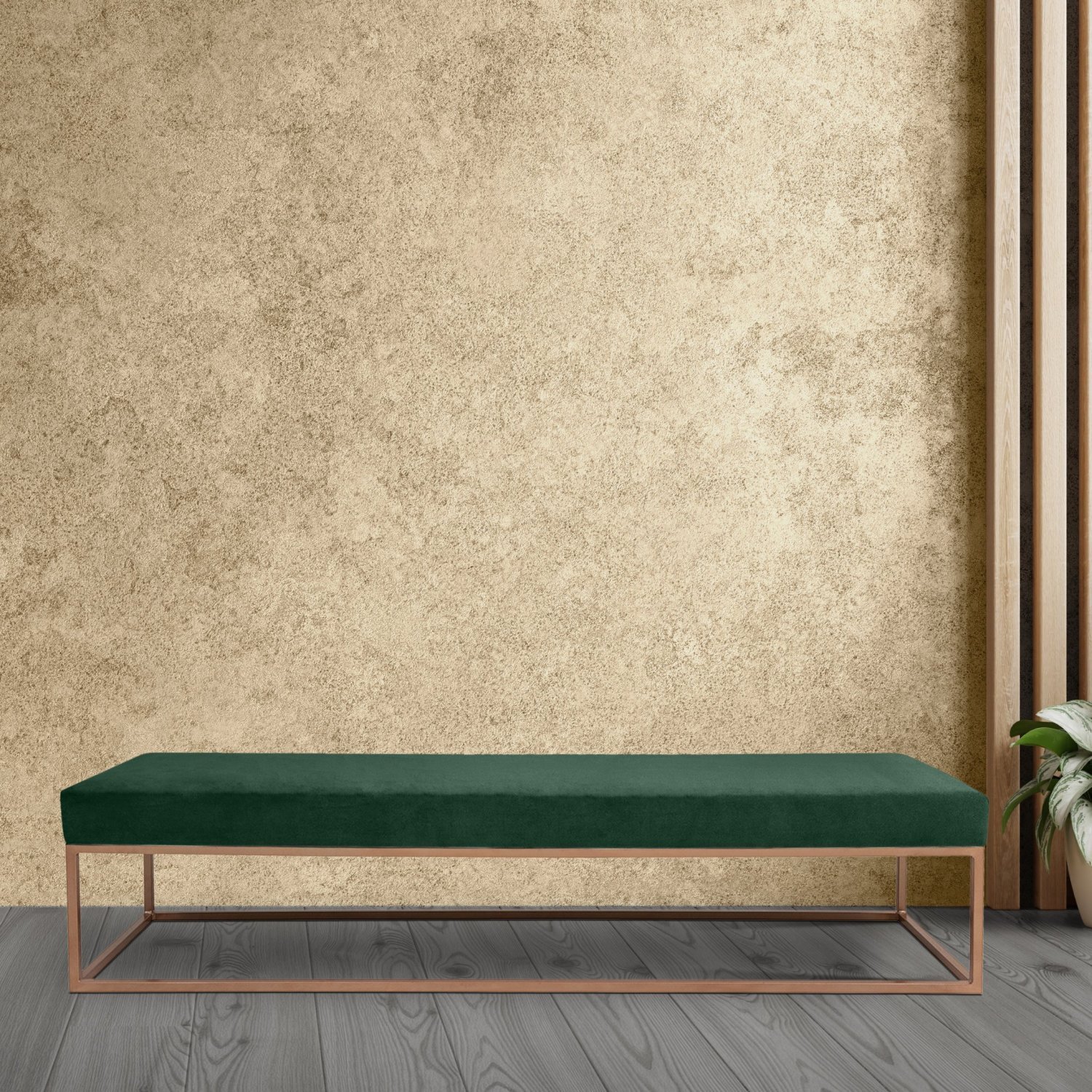 Puff Giulia para Sala de Estar 100cm | MadeiraMadeira