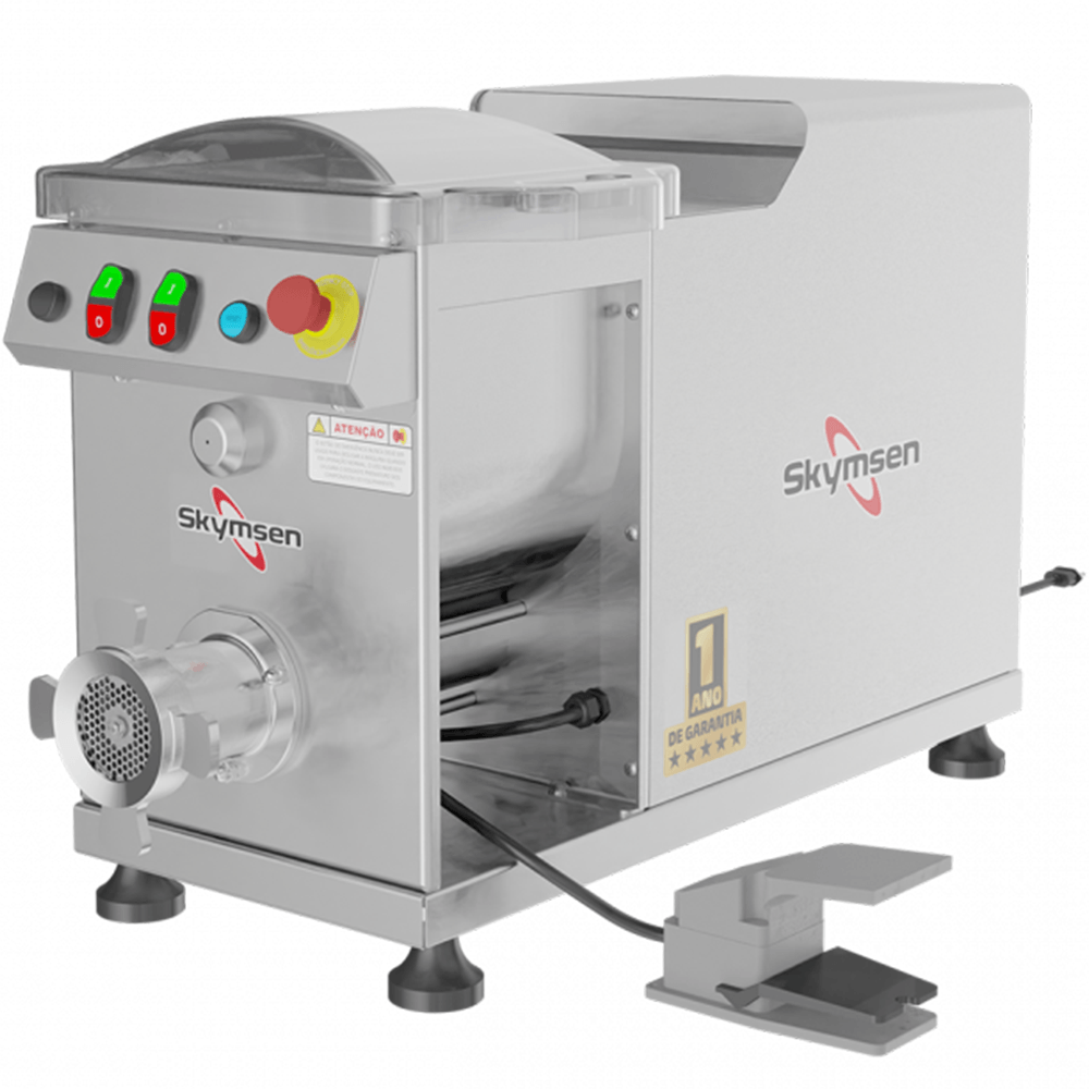 Moedor Homogeneizador de Carne Hs-22 Sc Skymsen- Trifásico Boca 22 ...