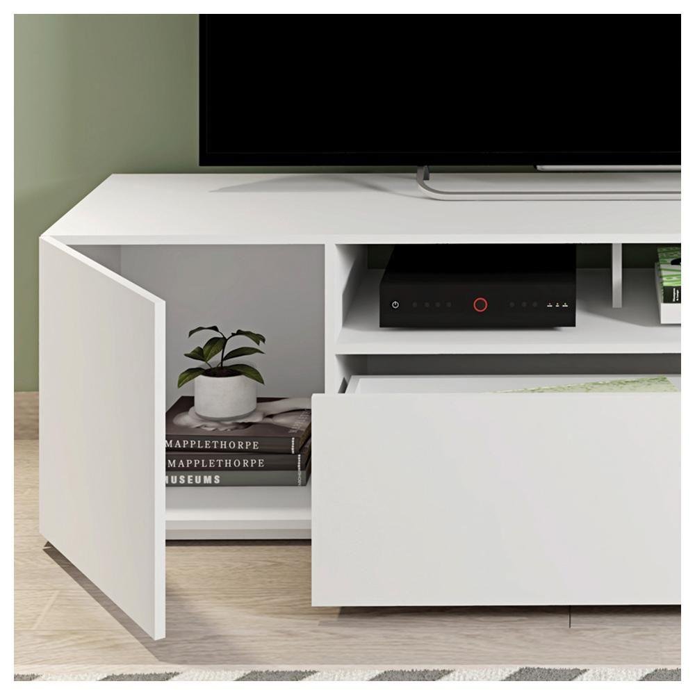 Bancada Rack Para Tv Até 75 Polegadas Madeira 180 Cm Caemmun ...