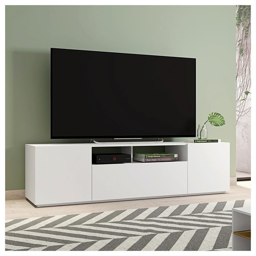 Bancada Rack Para Tv Até 75 Polegadas Madeira 180 Cm Caemmun | MadeiraMadeira