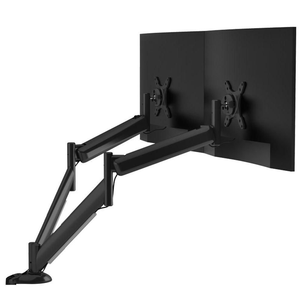 Suporte para Monitor até 28 Duplo com Regulagem Contínua de Altura ...