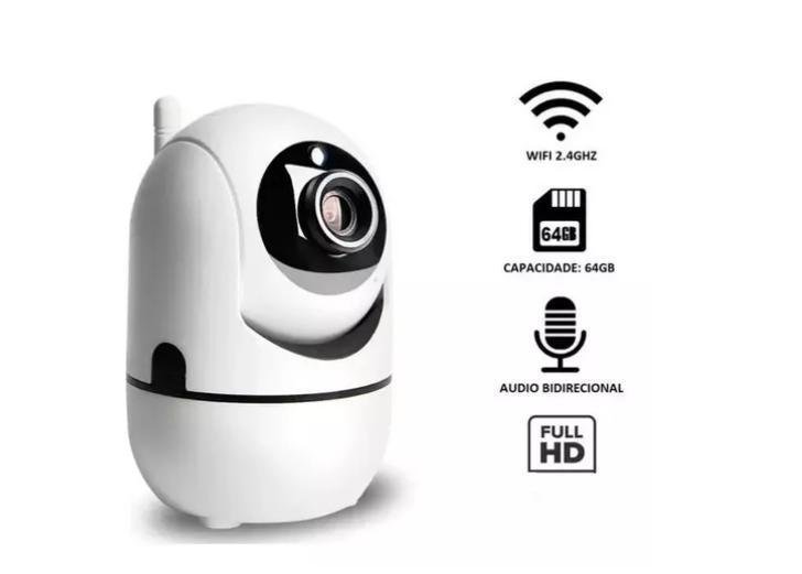 Camera Robo de Vigilancia Wifi - Ip Camera | MadeiraMadeira