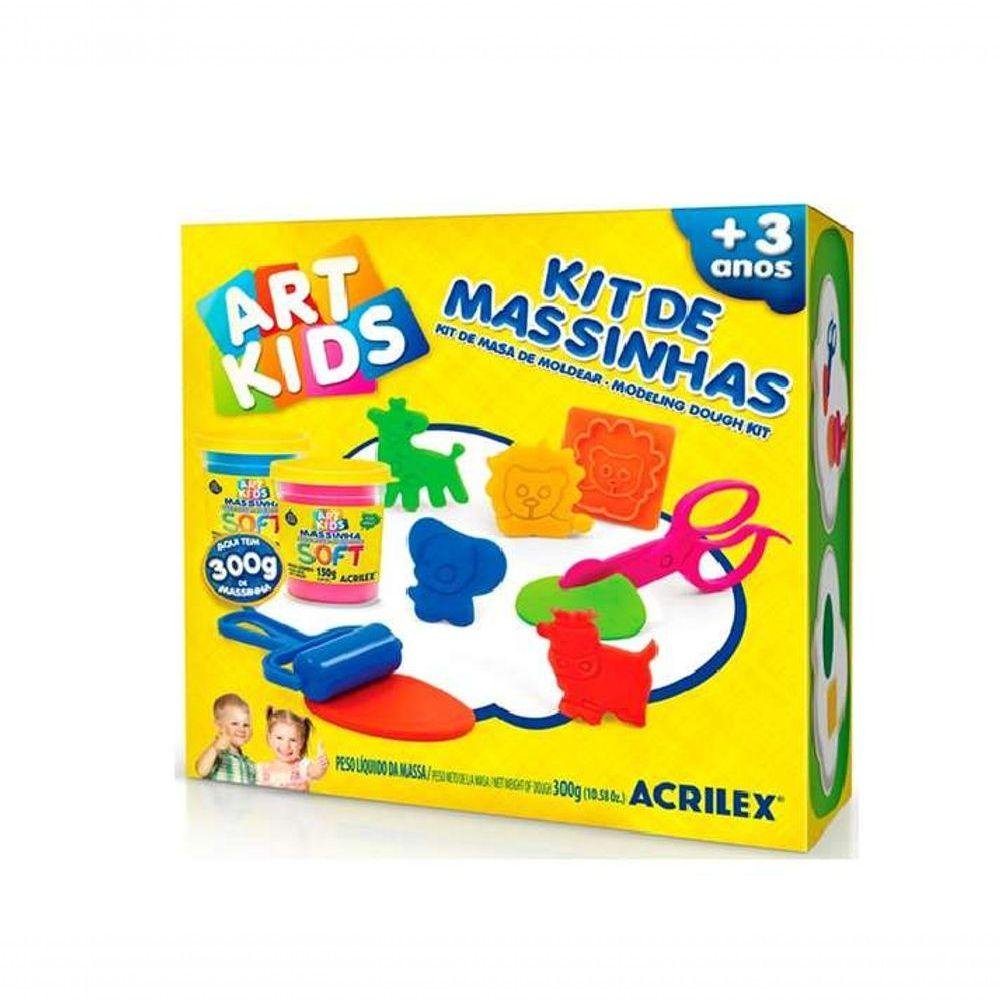 Massa para Modelar Kit de Massinhas Artkids com 7 Acessórios ...