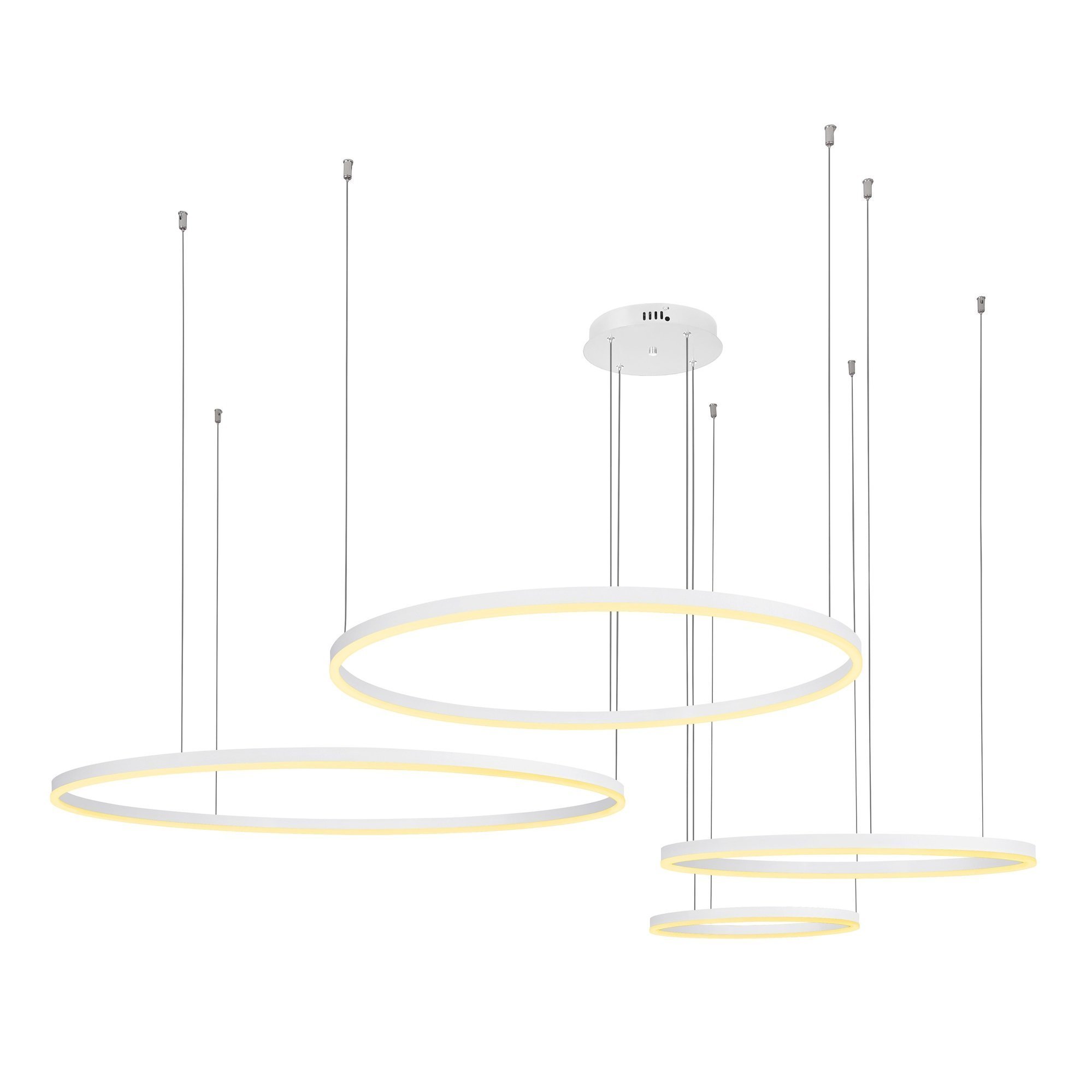 Lustre Pendente Cosmos Led 3000k 176w Ø100,ø80,ø60,ø40cm Bivolt - Gmh ...