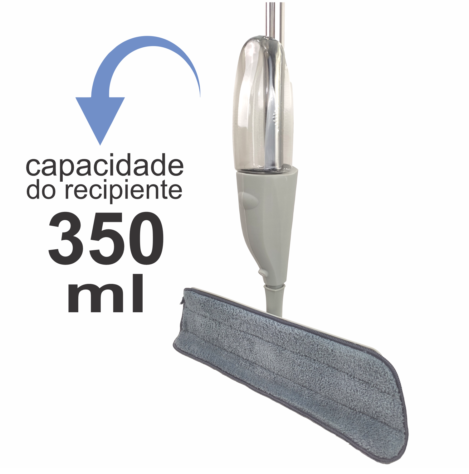 Mop Spray Microfibra Esfregão com Reservatório Vassoura Mágica Limpeza ...