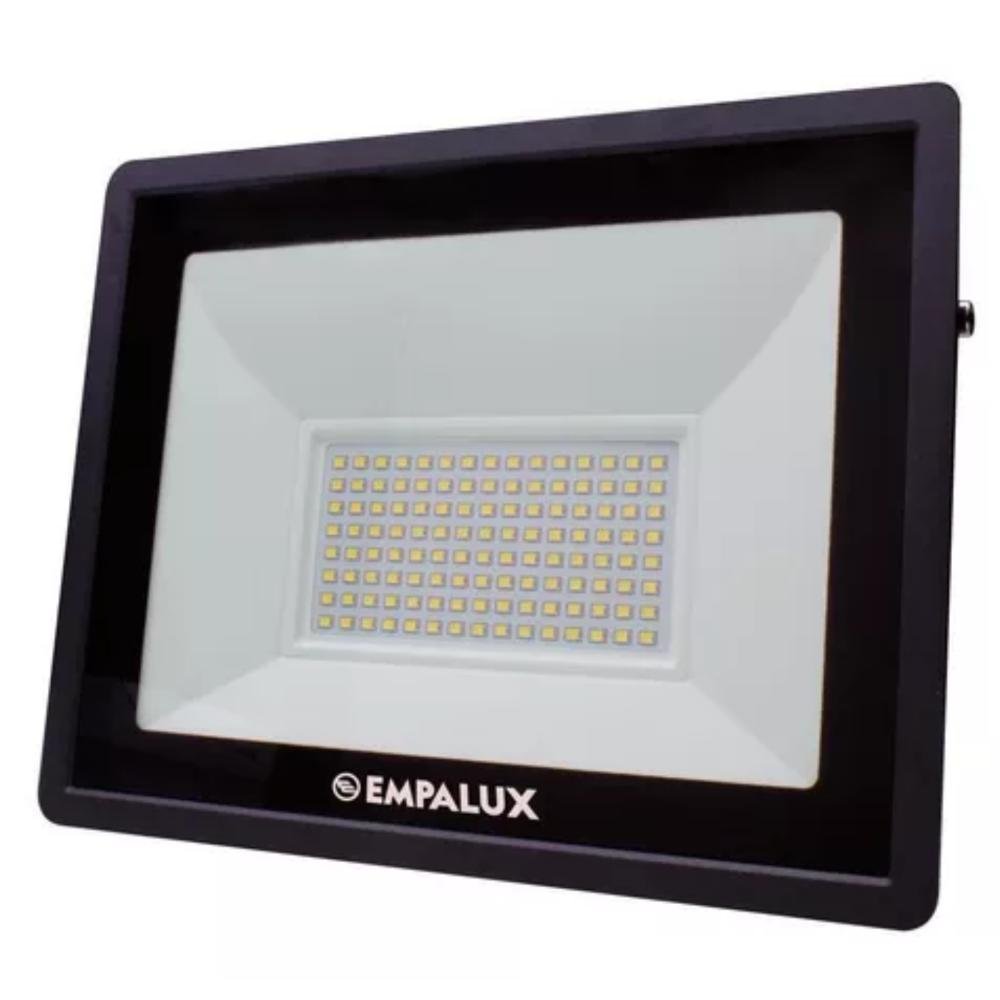 Refletor Led 150w Super Slim Bivolt 6500k - Empalux | MadeiraMadeira