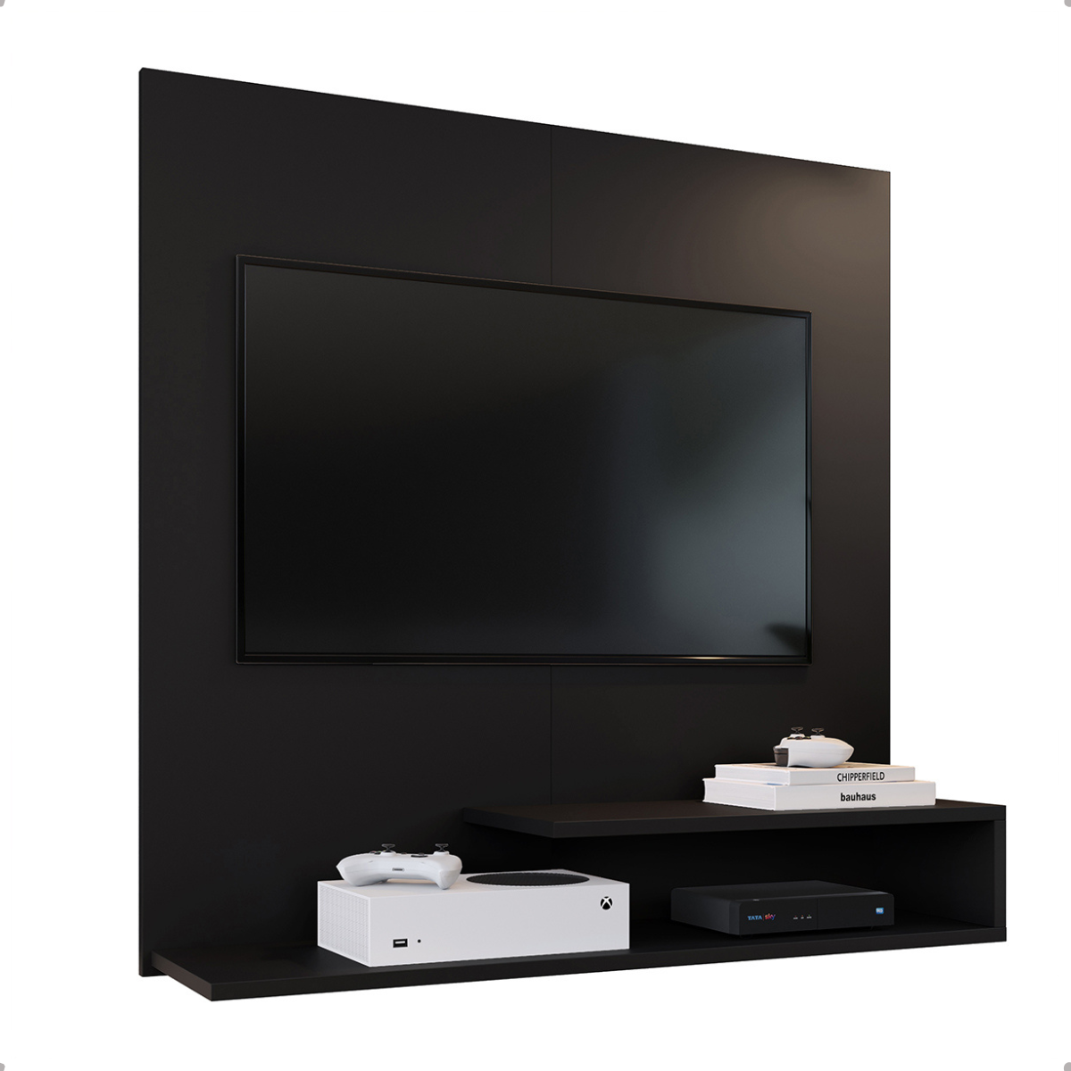 Painel Tv 32 Polegadas Nicho Prateleiras Pequeno Retrô Smart New ...