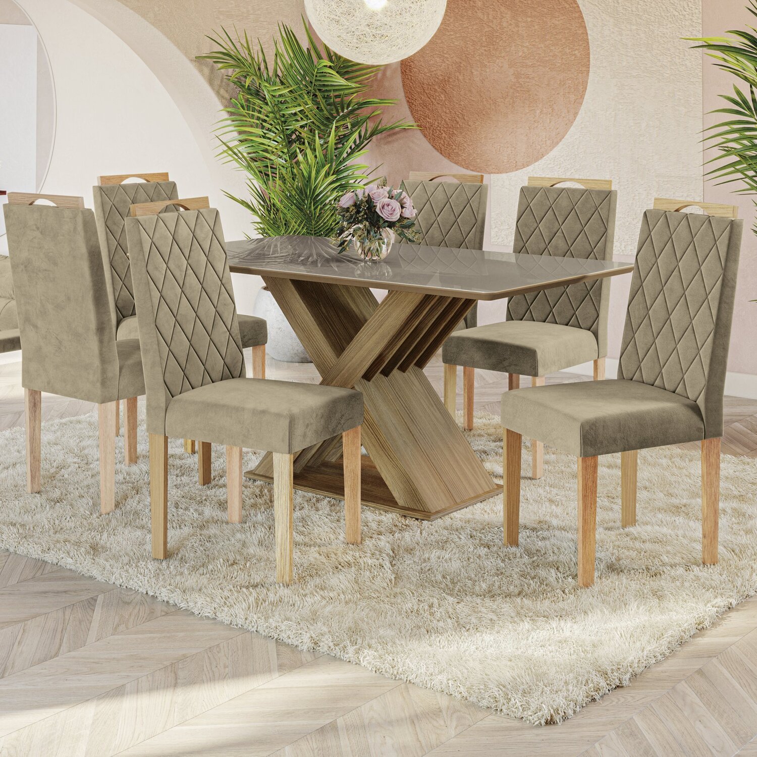 Base para Mesa de Jantar Graviola | MadeiraMadeira