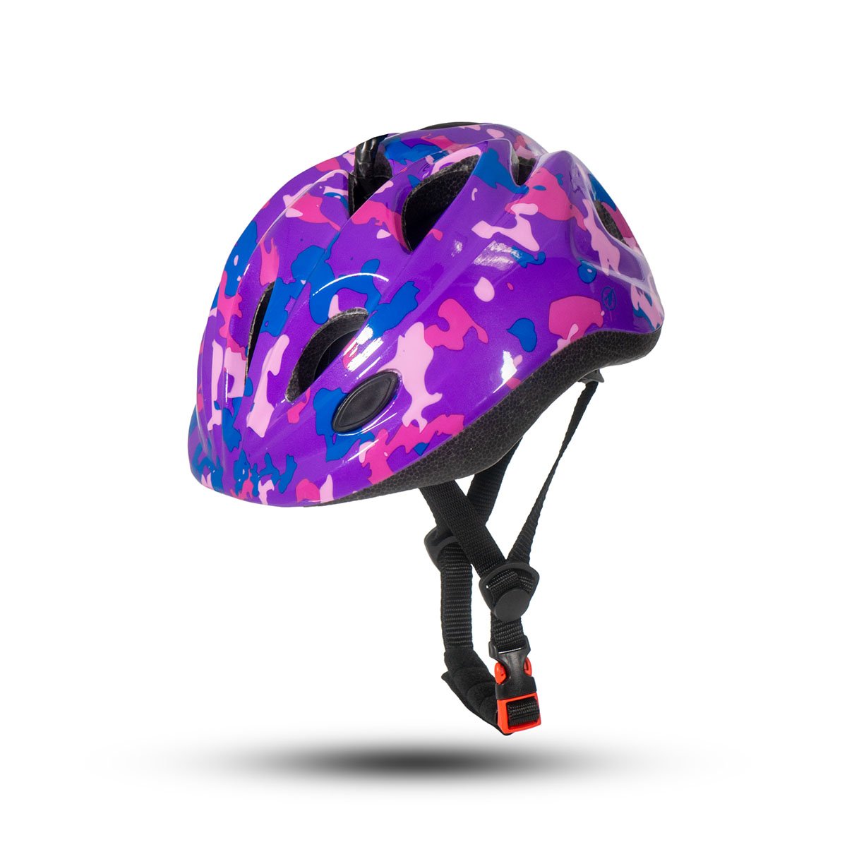 Capacete Infantil Tsw Mtb Kids Ii Lilás Camuflado | MadeiraMadeira