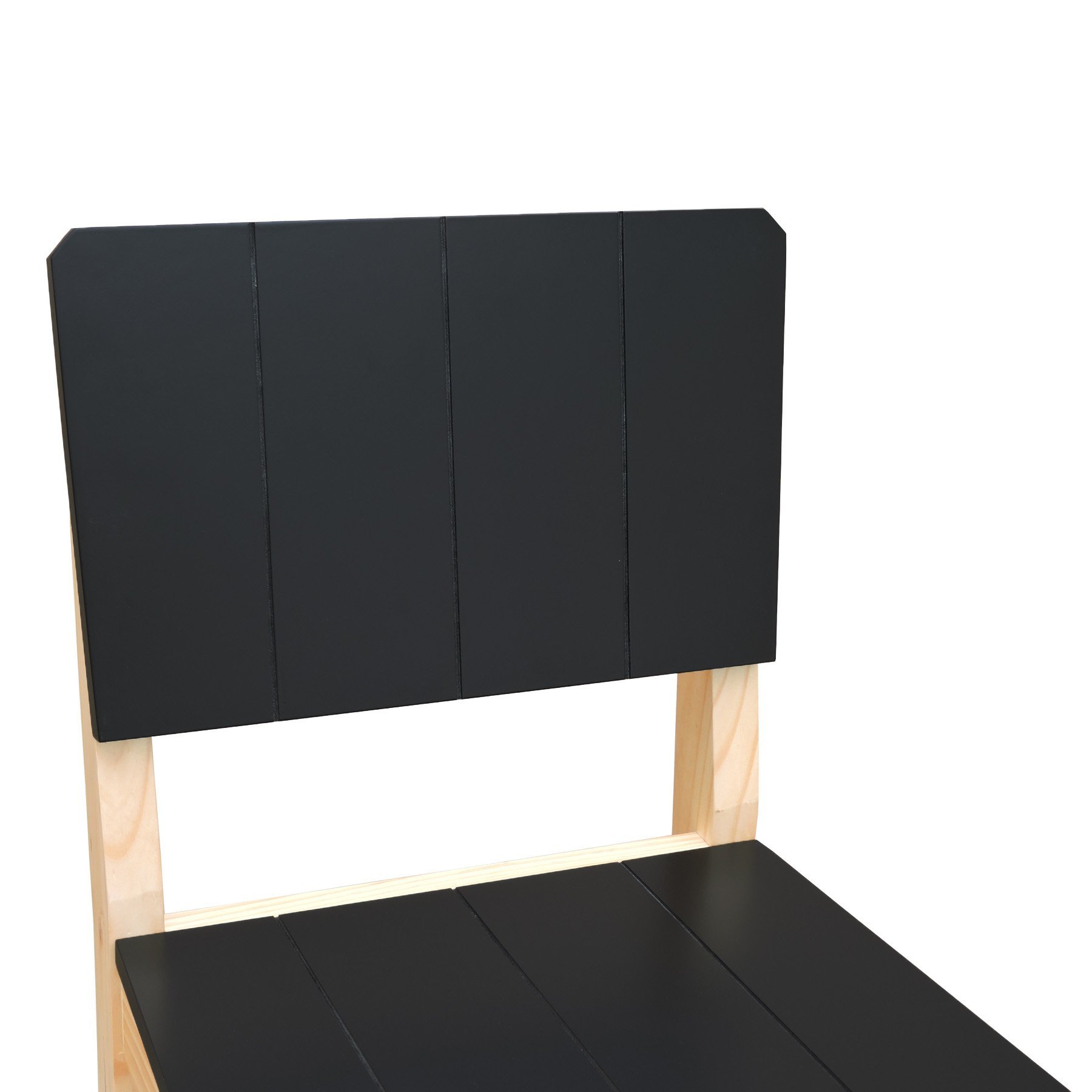 Banqueta Alta Bistrô Linhas Estrutura Madeira Maciça Assento e Encosto ...