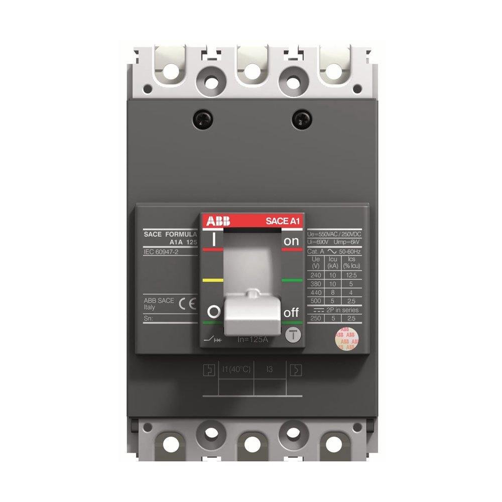 Disjuntor Caixa Moldada Formula 3 Polos - A1a 125 Tmf 125a | MadeiraMadeira