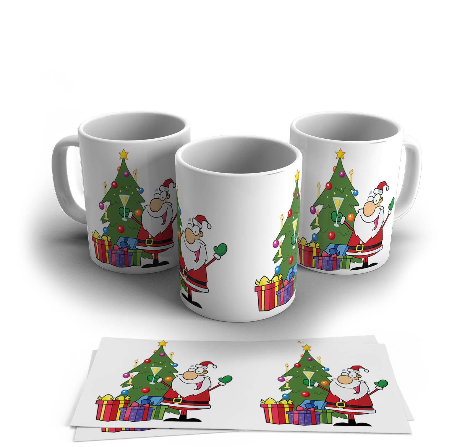 Caneca Personalizada De Natal Com Árvores Natalinas - 5070 | MadeiraMadeira
