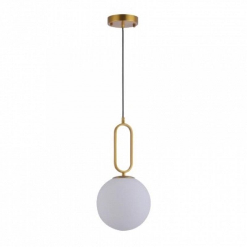 Pendente Globe Eli Dourado 1L E27 Nordecor 2313 | MadeiraMadeira