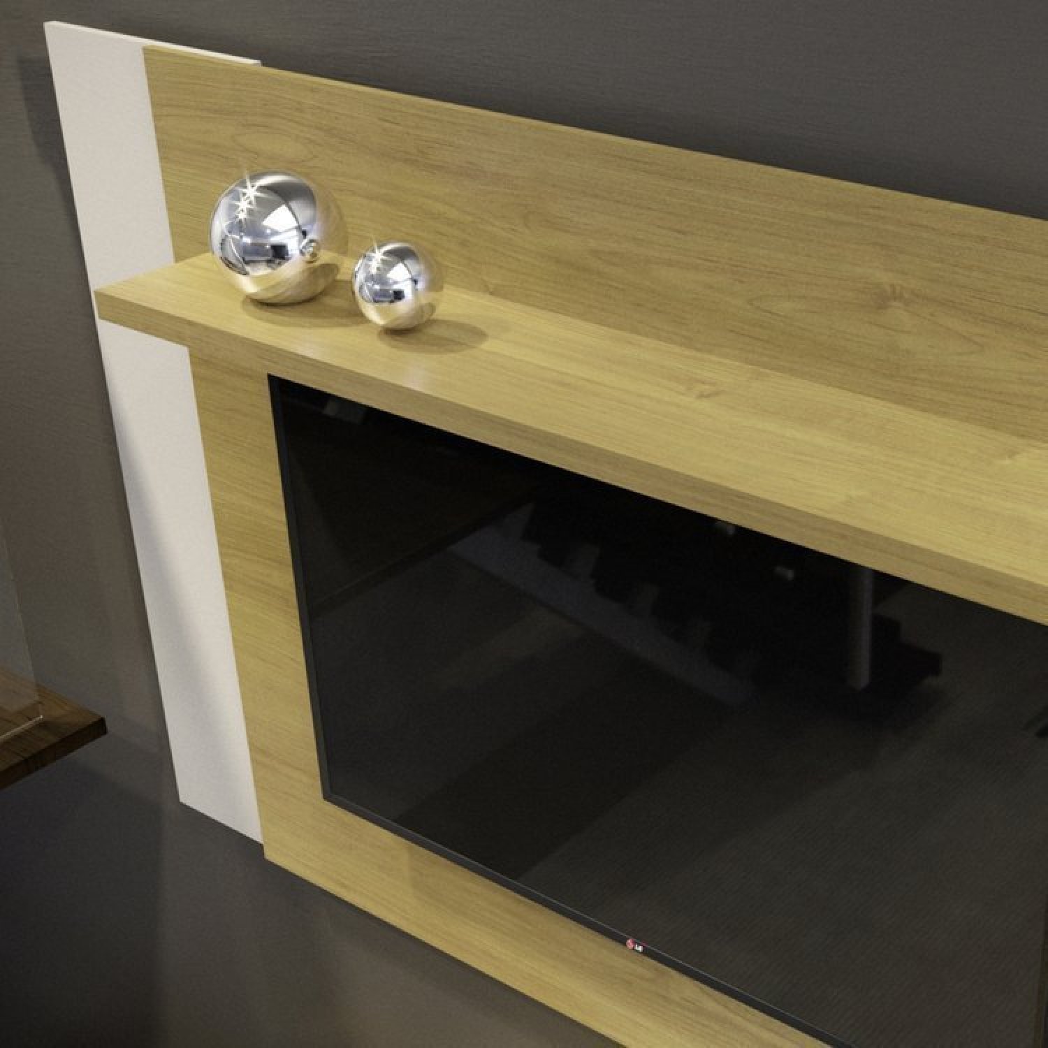 Conjunto Painel para Tv até 50 Polegadas Extensível América e Rack 2 ...