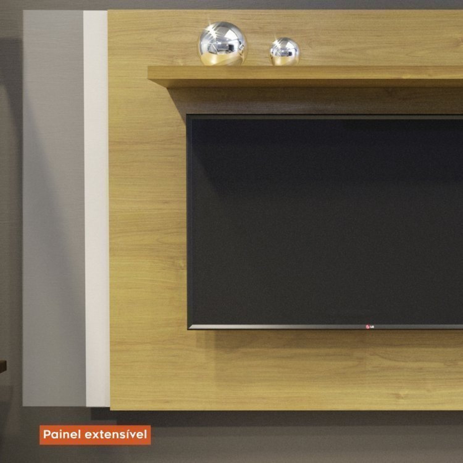 Conjunto Painel para Tv até 50 Polegadas Extensível América e Rack 2 ...