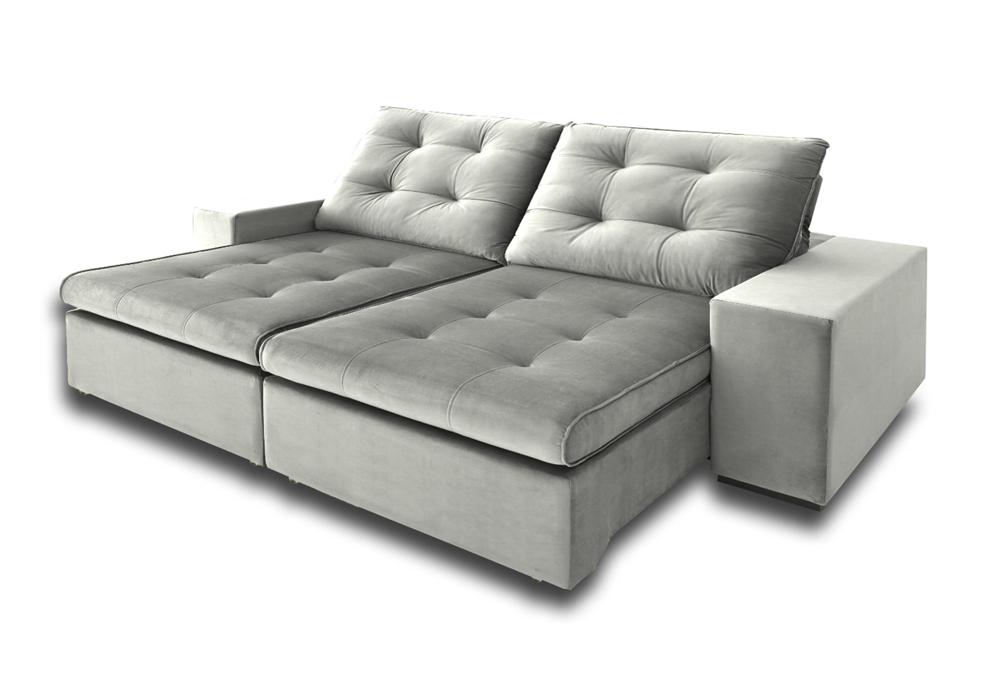 Sofá Retrátil e Reclinável 2 Lugares Mahal Espresso Móveis | MadeiraMadeira