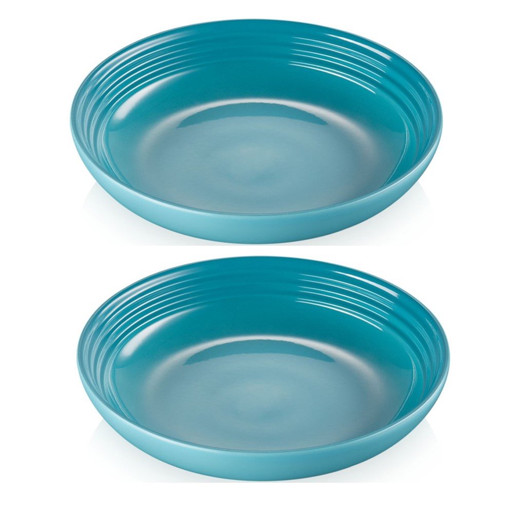 Prato Fundo Le Creuset Cerâmica 22cm Azul Caribe 2UND | MadeiraMadeira