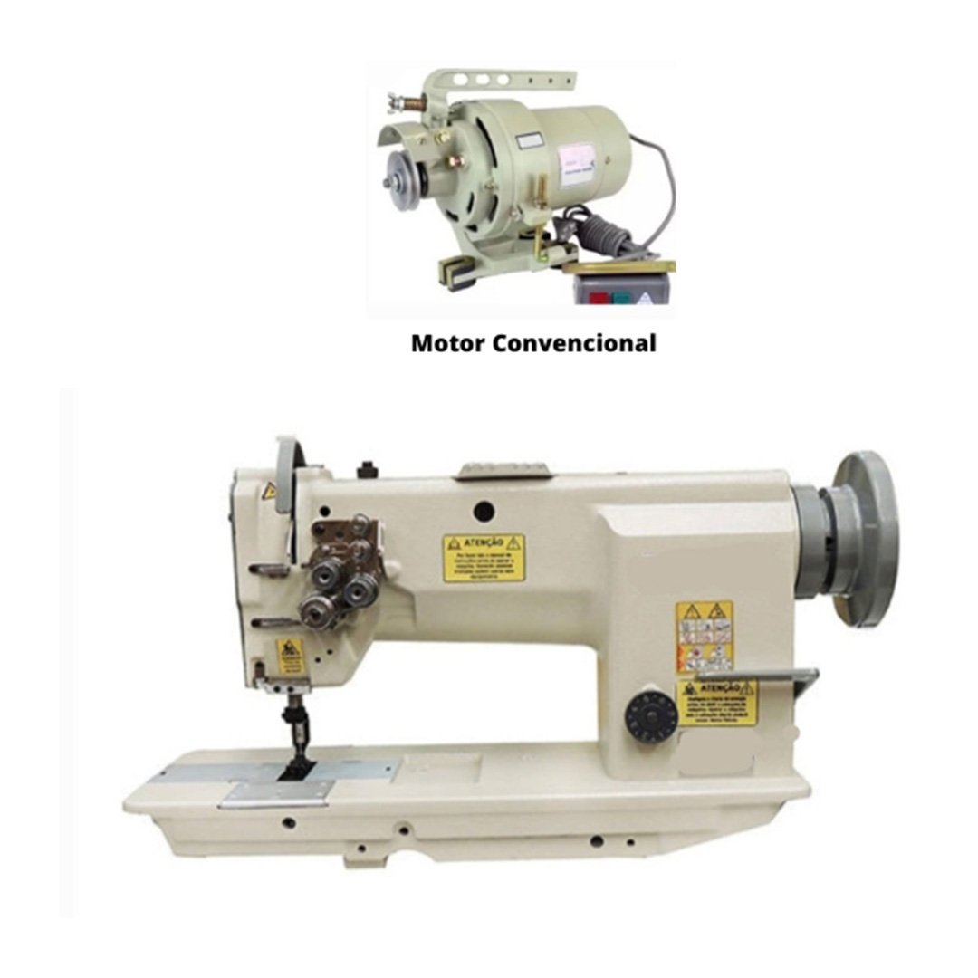 Máquina Pespontadeira 2 Agulha Transporte Triplo W-1246 - Westman ...