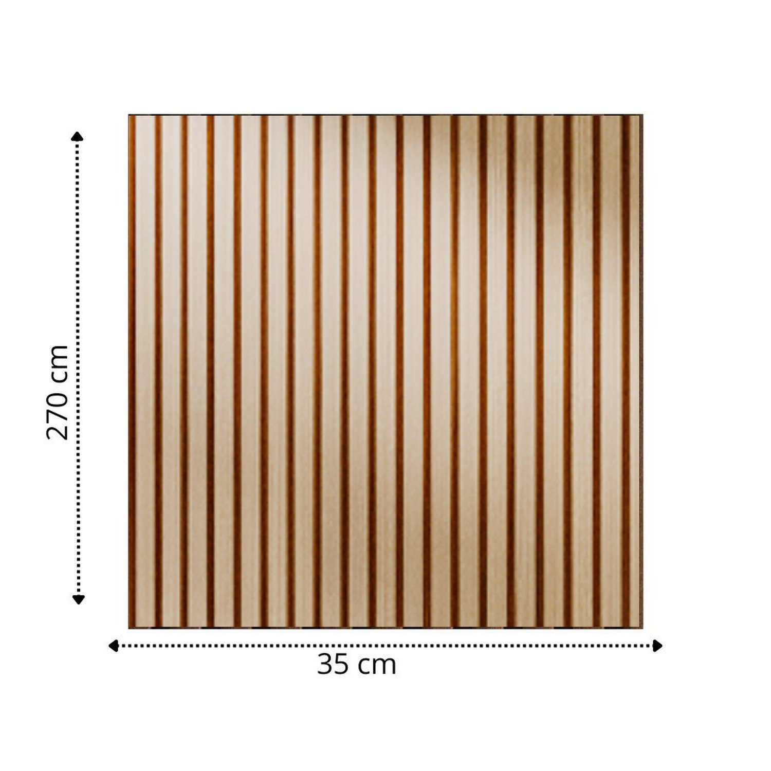 Painel Ripado Flex Gold Lux Mdf Comum 9mm Caixa P | MadeiraMadeira