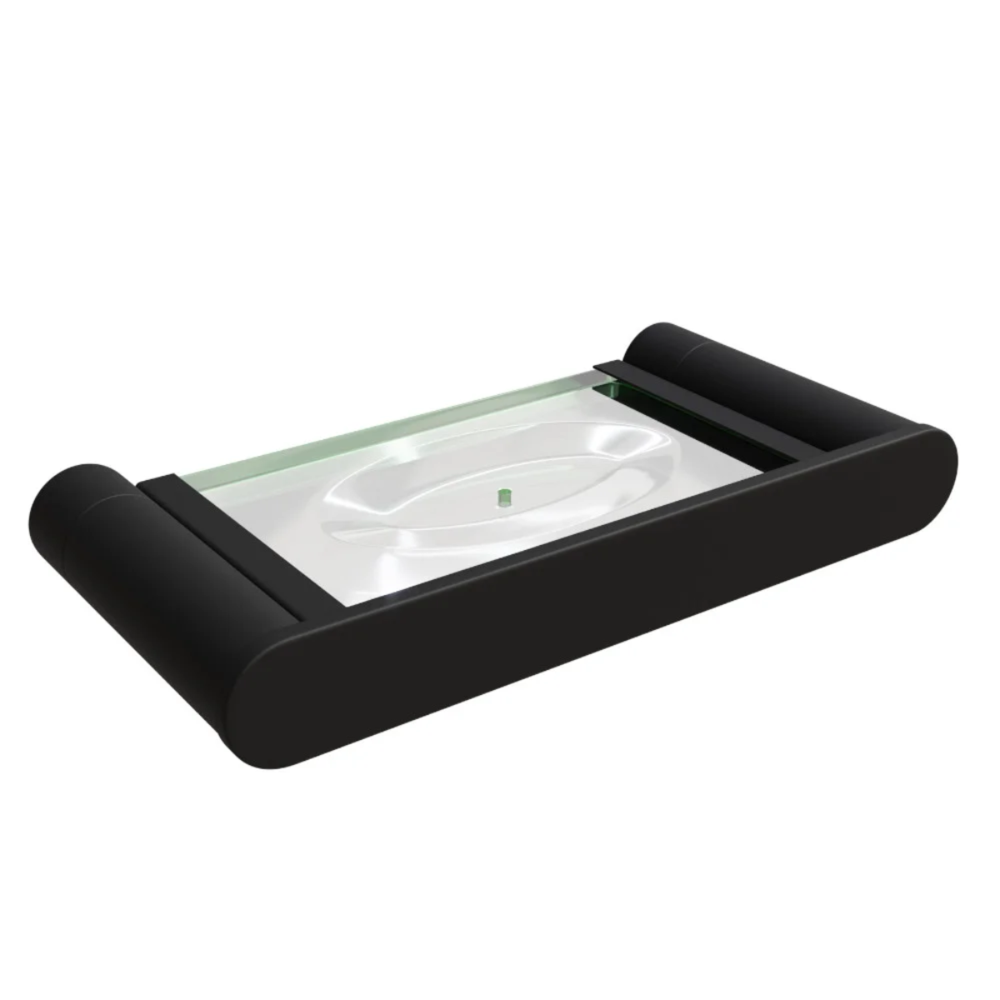 Porta Sabonete Italy Line Solano Black Inox | MadeiraMadeira