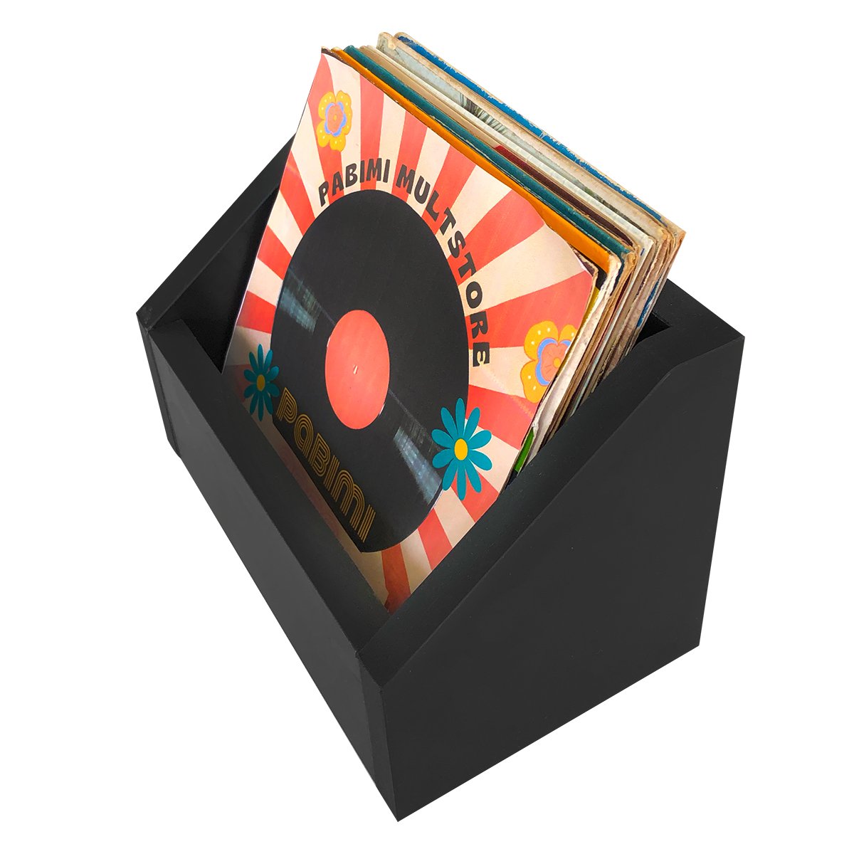 Nicho MDF Disco Vinil Compacto 7 polegadas colecionador | MadeiraMadeira