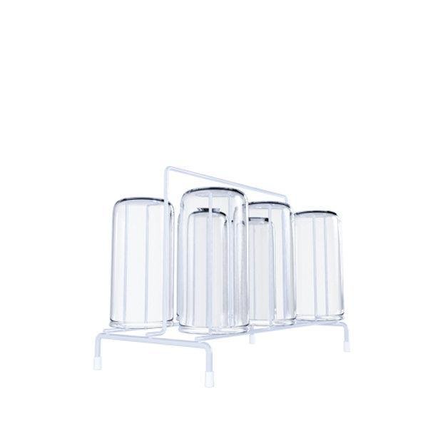 Suporte Copos Bancada Branco Otimizee Or0149 Dicarlo | MadeiraMadeira