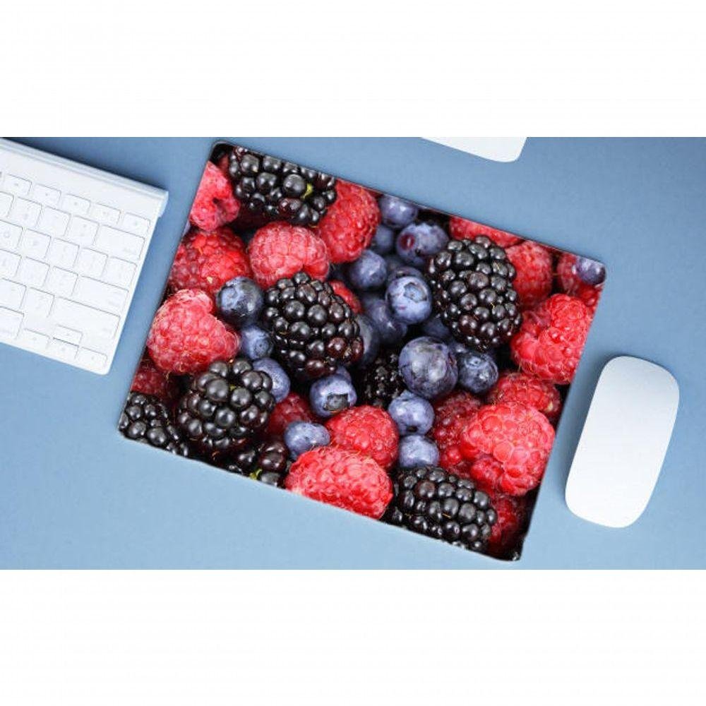 Mouse Pad Emborrachadofrutas, 40 X 30 Blueberries | MadeiraMadeira