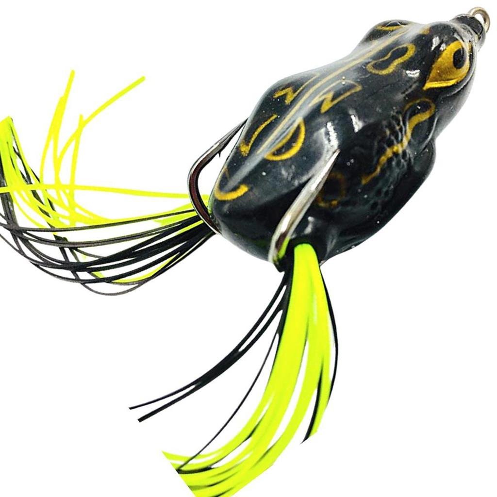 Isca Artificial Yara Crazy Frog Sapo 5,5cm 11,5g Preto | MadeiraMadeira