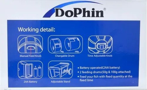 Alimentador Automático Aquário Dophin Af007 | MadeiraMadeira