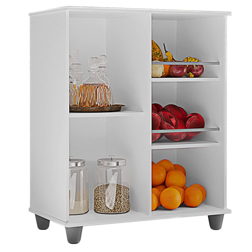 Fruteira Multiuso para Cozinha Bia Branco - Ambiance Móveis ...