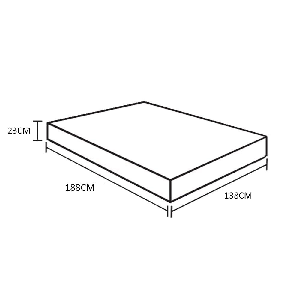 Colchão Casal Espuma D33 Elegance Ortopédico Elegance Ortopédico ...