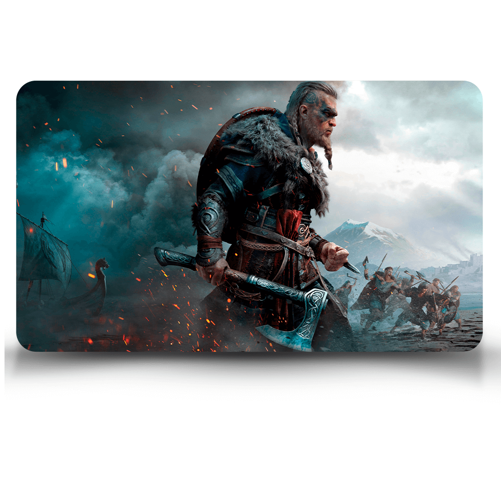 Mouse Pad Gamer Assassins Creed Valhalla Protagonista Império da ...